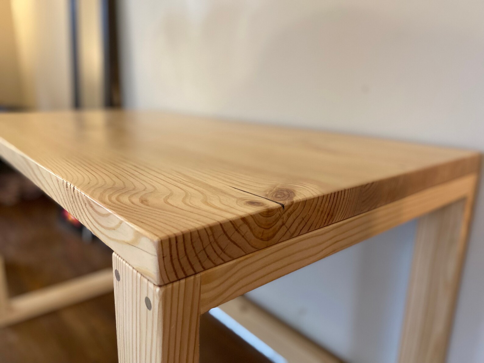 Modern Rustic Desk Natural Pine - Etsy