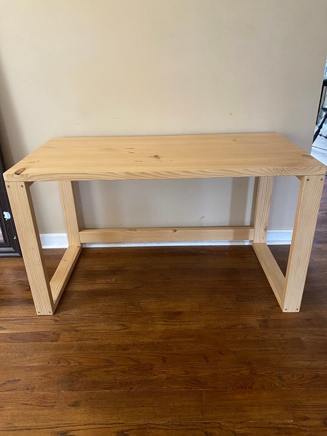 Modern Rustic Desk Natural Pine - Etsy