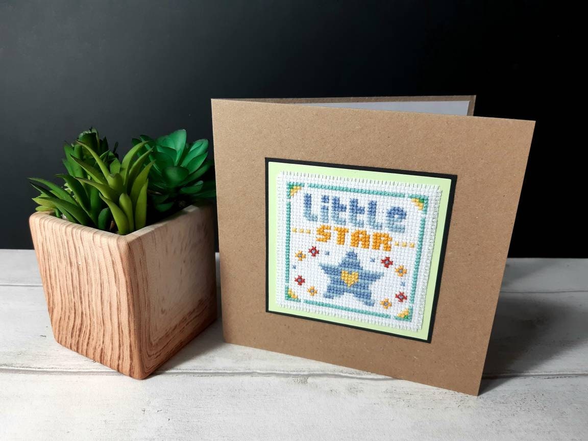 Nueva tarjeta bebé Estrellita Eres una estrella Bien hecho - Etsy España