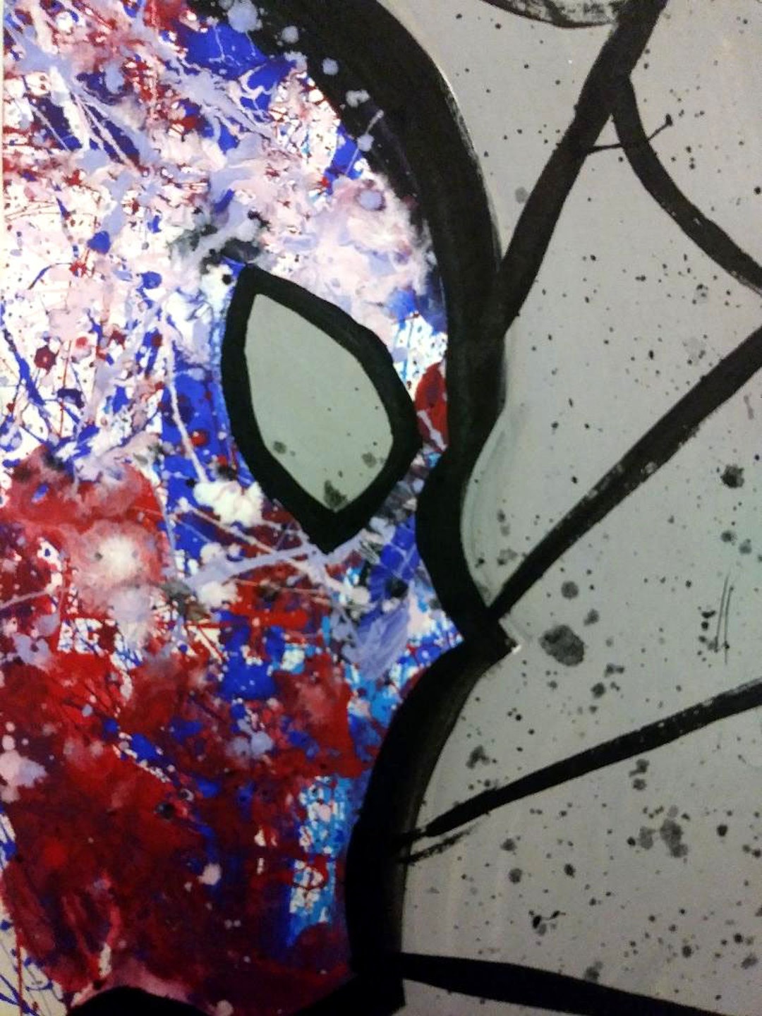 Spider Man Original Splatter Pop Culture Artwork - Etsy