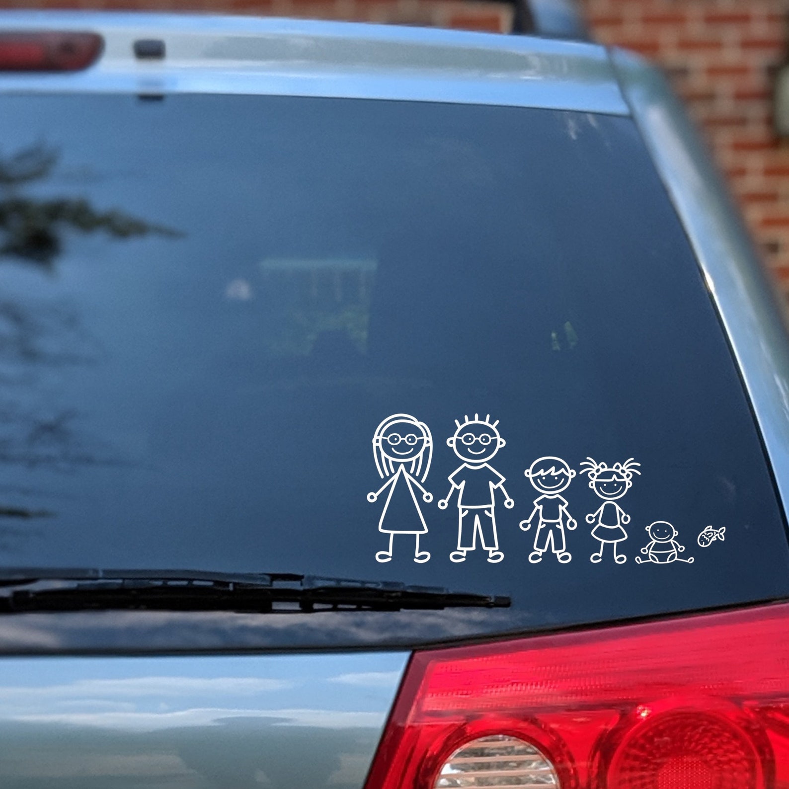 Customizable Stick Figure Family Vinyl Decals Stick Figure | Etsy