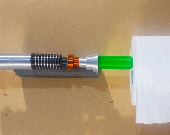 Luke Skywalker Lightsaber Toilet Paper Holder Star Wars Decor TP Holder ...