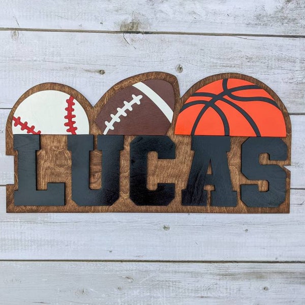 Wood Sports Wall Decor - Etsy