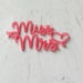 Miss to Mrs. Acrylic Cake Topper for Bridal Showers - Engagement Party ...