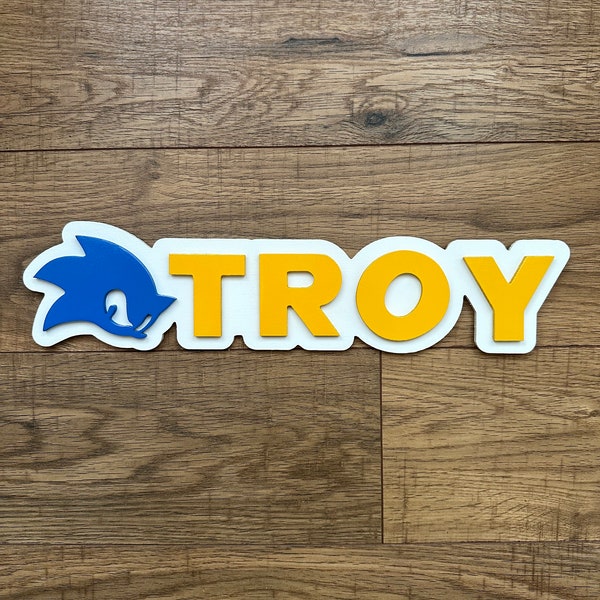 Sonic Hedgehog Door Sign - Etsy