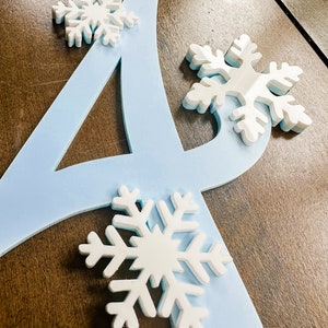 Custom Snowflake Birthday Cake Topper: Winter Party Decor - Etsy
