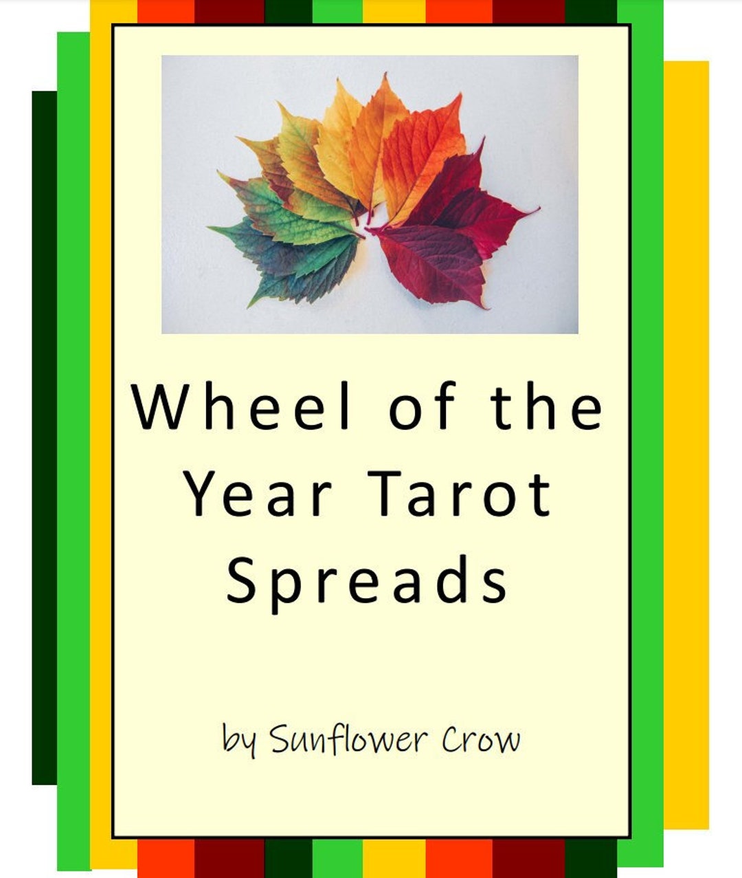 Wheel of the Year Sabbat Tarot Spread Inspiration // Immediate Download ...
