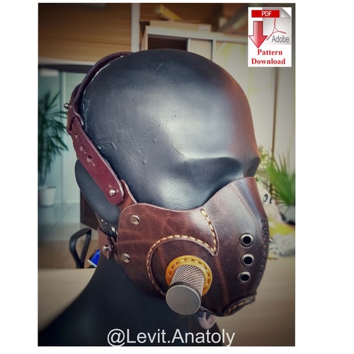 Dieselpunk Style Face Mask Digital PDF Pattern Sewing | Etsy