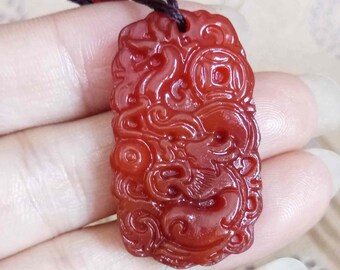 Red Jade Dragon | Etsy