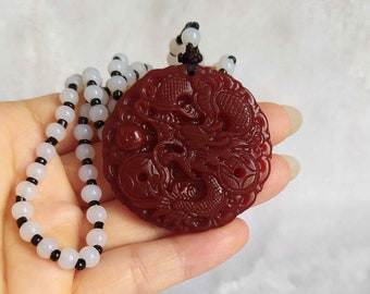 Red Jade Dragon | Etsy