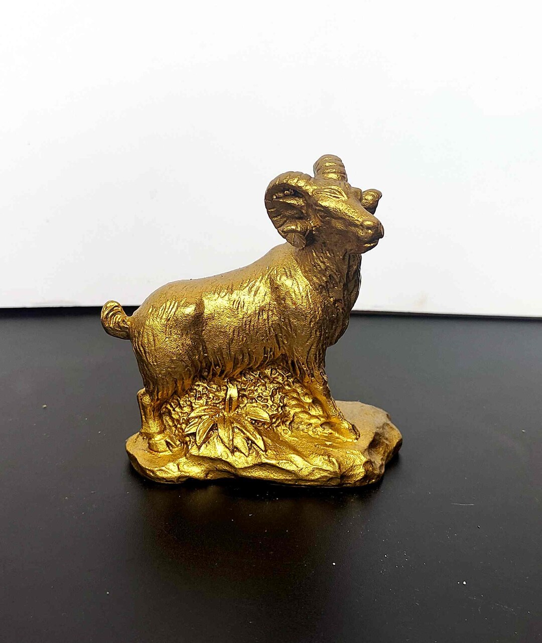 Vintage Brass Carved Goat Statue, Home Decoration LMTQ053 - Etsy