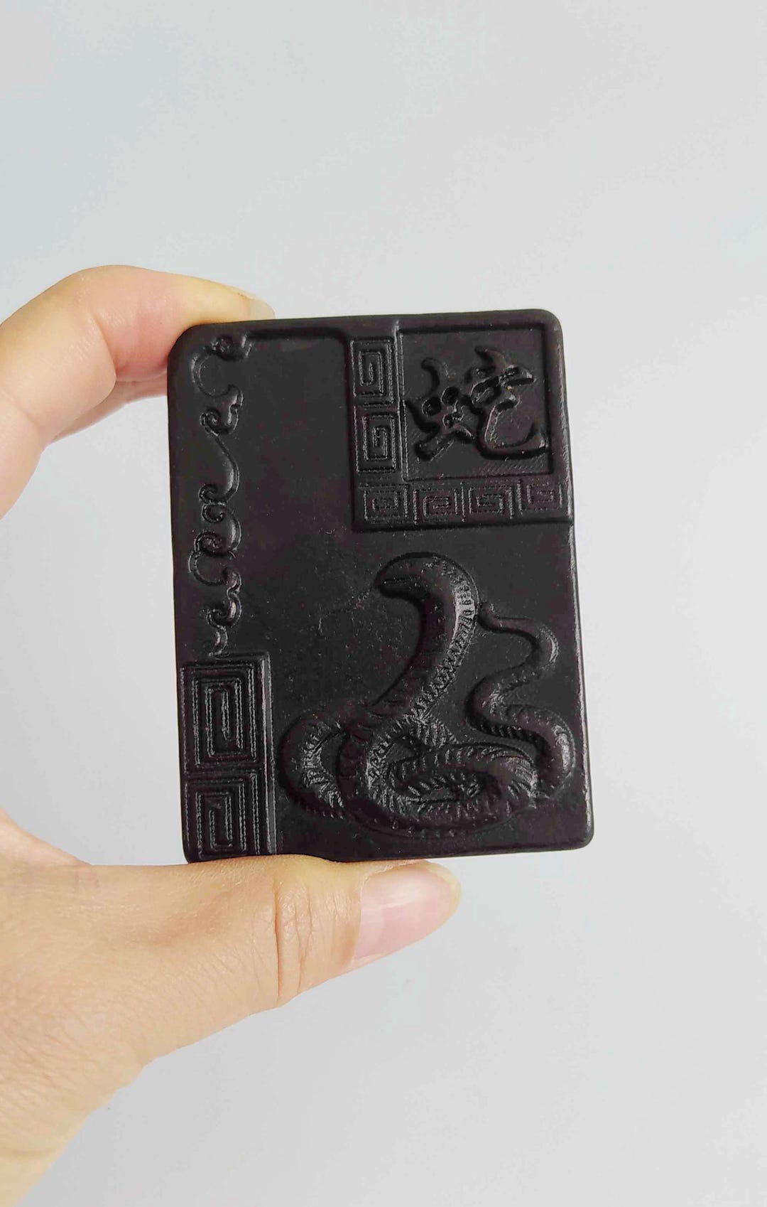 Vintage Chinese Hongshan Culture Jade Carved Snake Statue, Be Used as ...