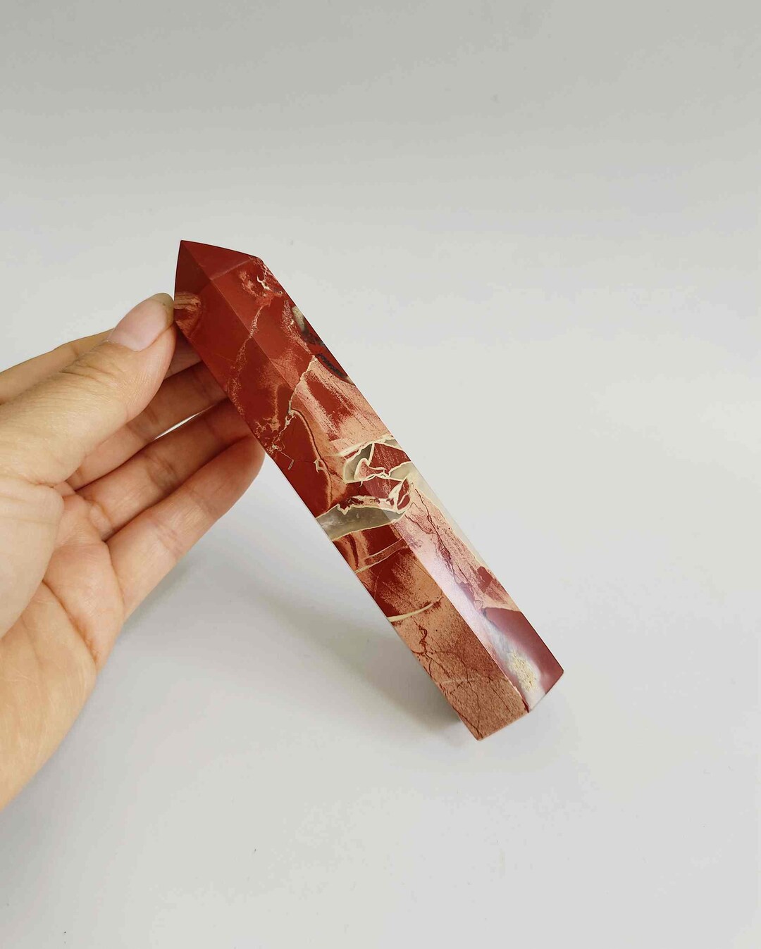 Natural Swan Stone Obelisk Crystal, Energy Crystal Decor Mineral ...