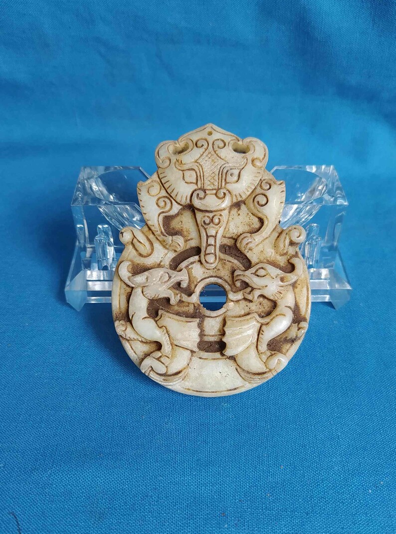 Old Chinese Jade Dragon Statue. Be Used as an Amulet at the | Etsy