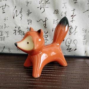 China Zisha Ceramics Carved Fox Tea Pet Statue, Personality Home Office ...
