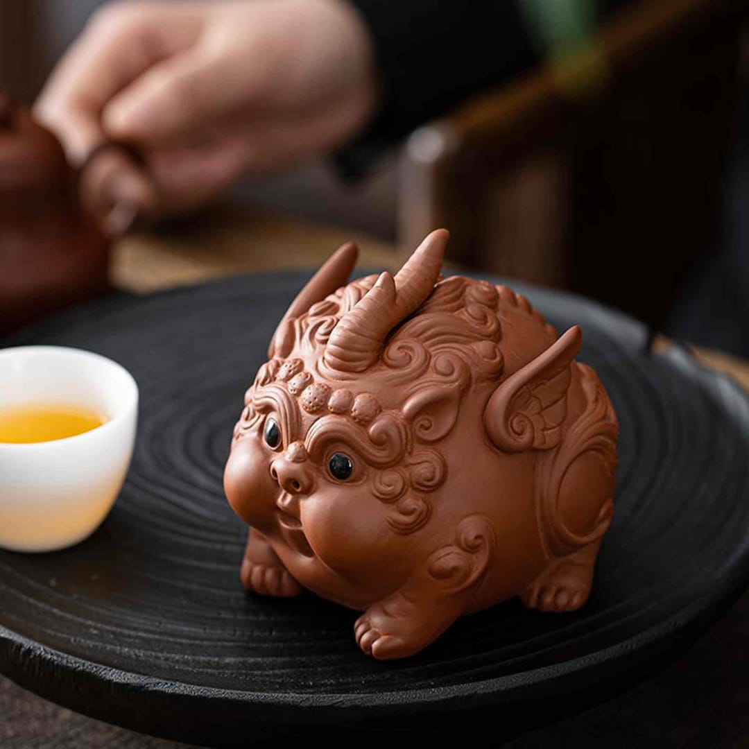 Chinese Yixing Zisha Tea Pet Statue, Carving Cute Pixiu Image - Etsy