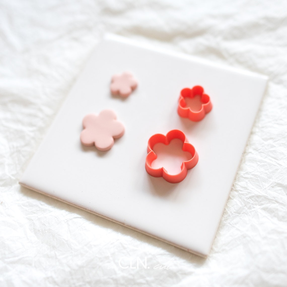 Round Flower Cutter Polymer Clay Cutters Flower Shape | Etsy