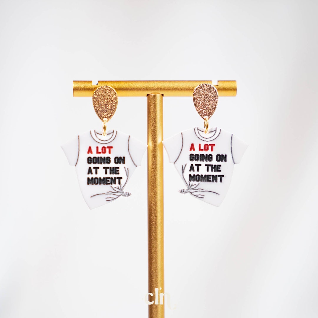 A Lot Going on at the Moment Shirt - RED Taylor Swift Earrings, Eras ...