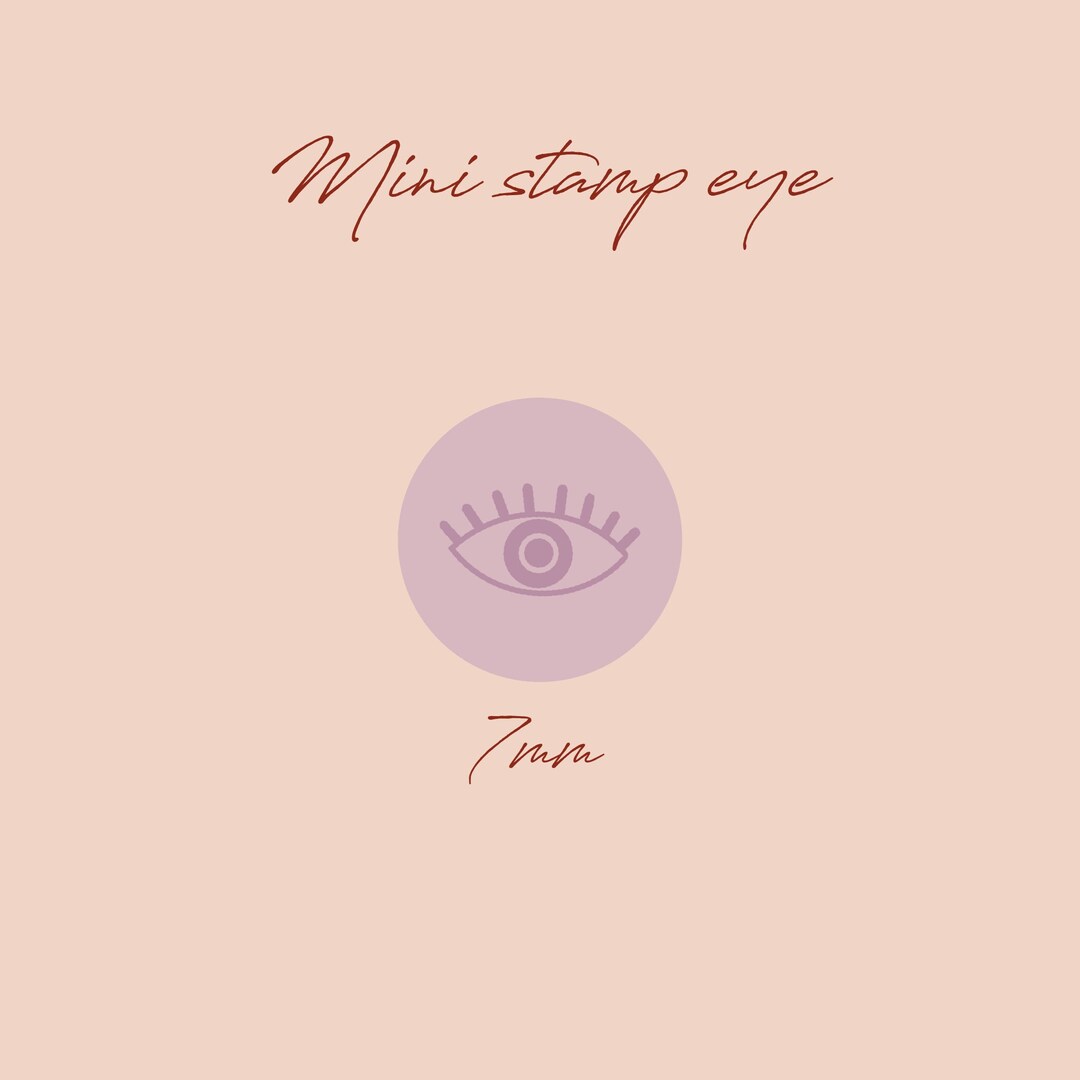 Eye Mini Stamp - Polymer Clay Stamp, Polymer Clay Embosser, Polymer ...