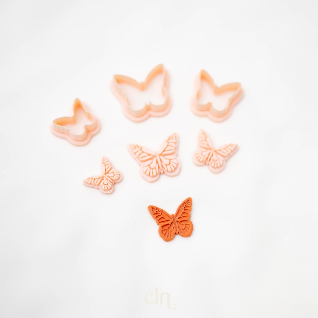 Butterfly Clay Cutter, Polymer Clay Cutters, Clay Tools, Cookie Cutters ...