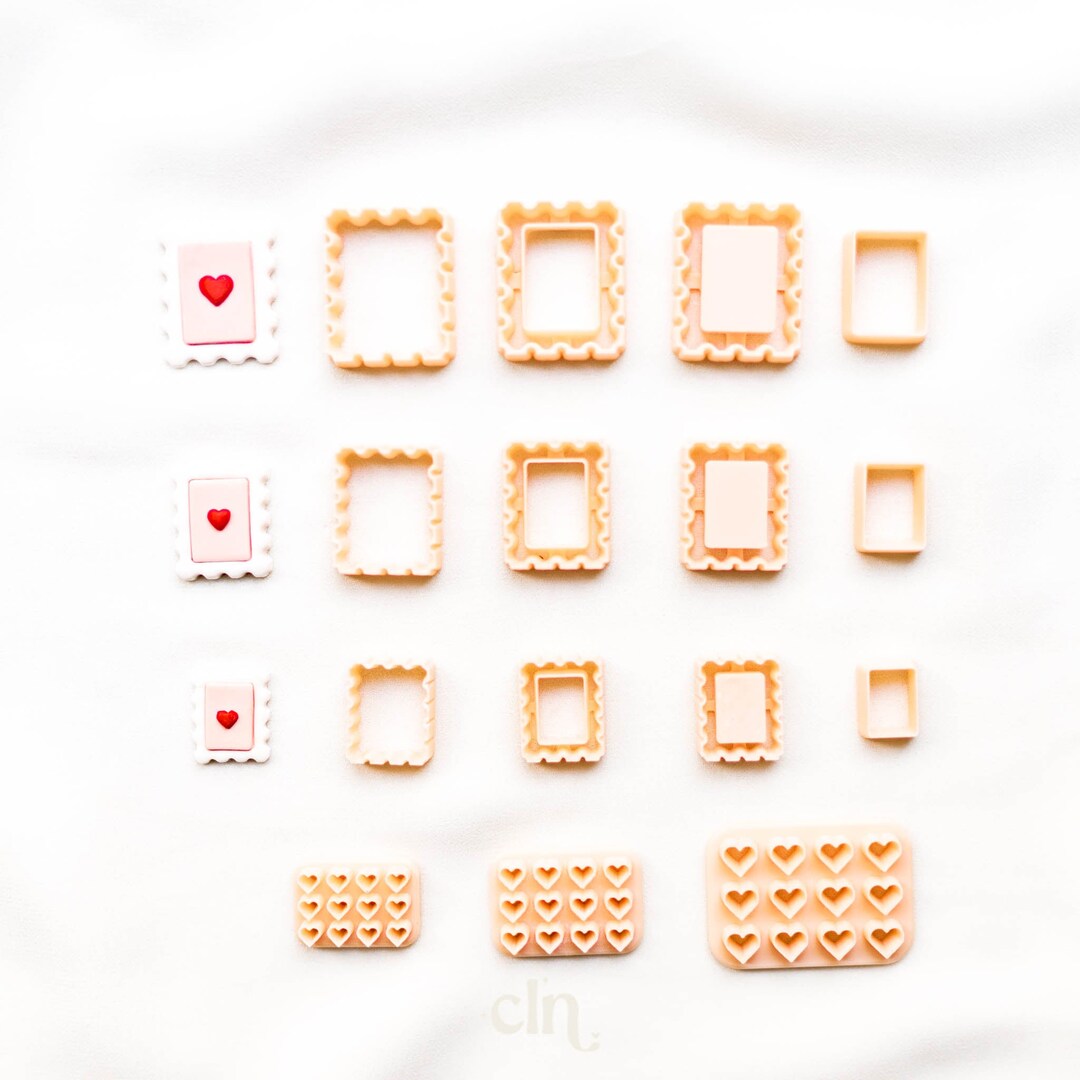 Postal Stamp Clay Cutter, Polymer Clay Cutters, Clay Tools, Cookie ...