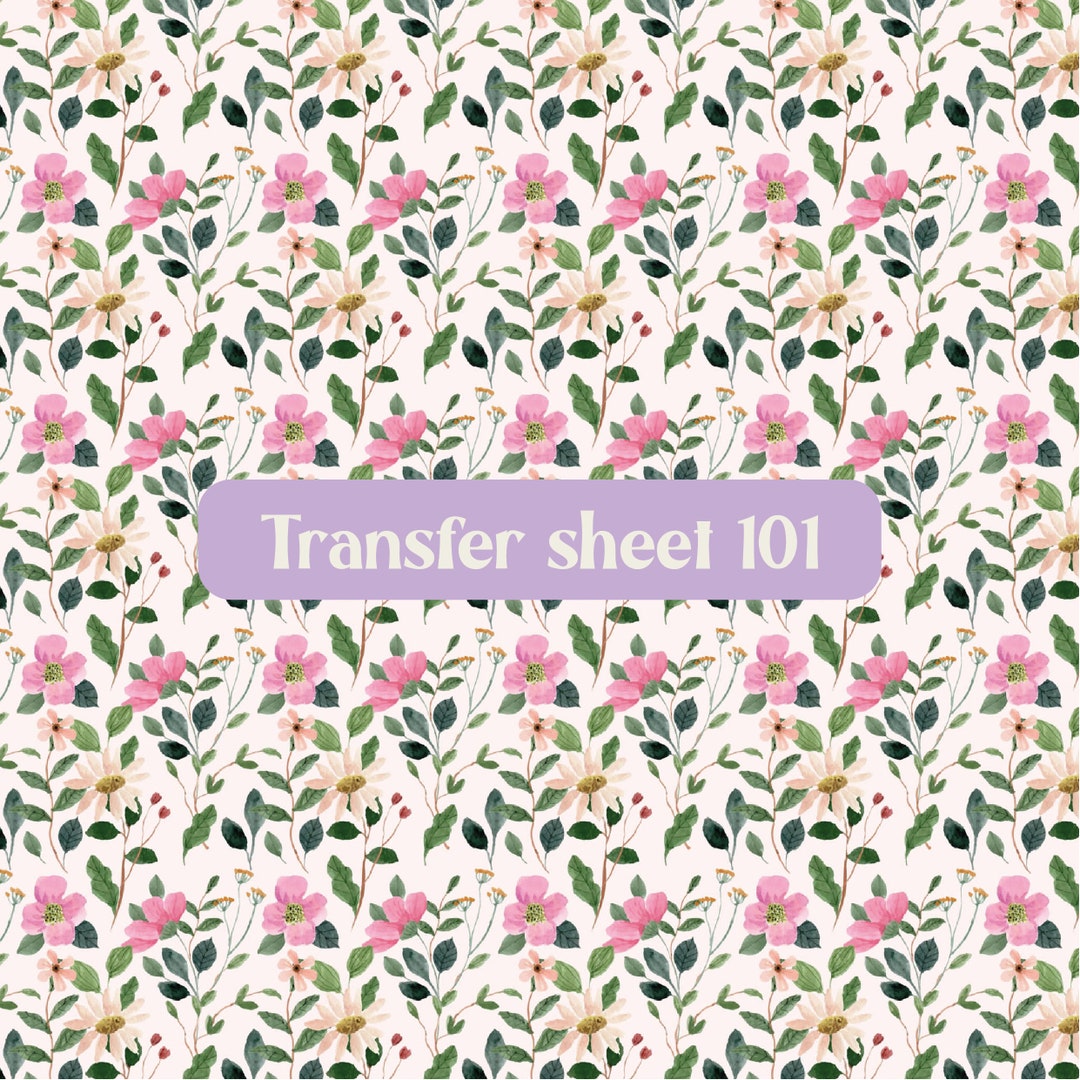 Transfer Sheet 101, Transfer Paper, Polymer Clay Transfer Sheet, Water ...