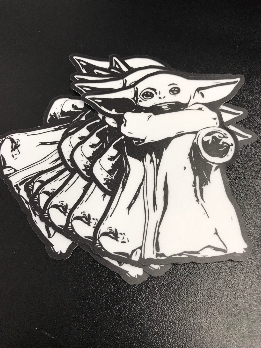 Baby Yoda Vinyl Decal - Etsy
