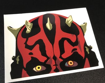 Darth Maul Sticker - Etsy