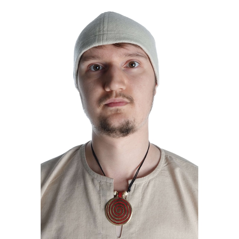Viking Cap Fafnir Made of Wool Felt Brown, Beige, Black | HEMAD LARP ...