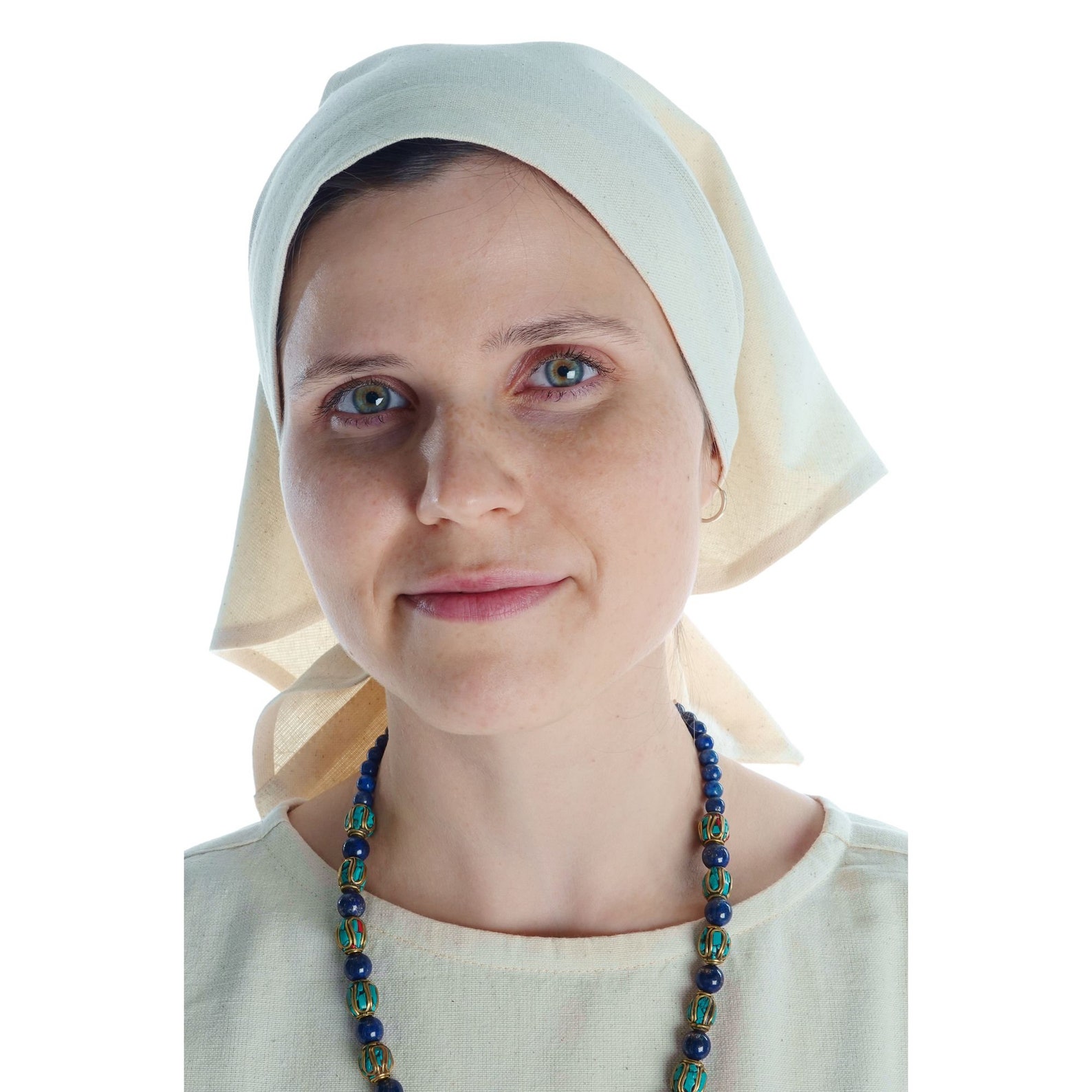 Medieval Headscarf Laudamie Made of Cotton Medieval Viking - Etsy