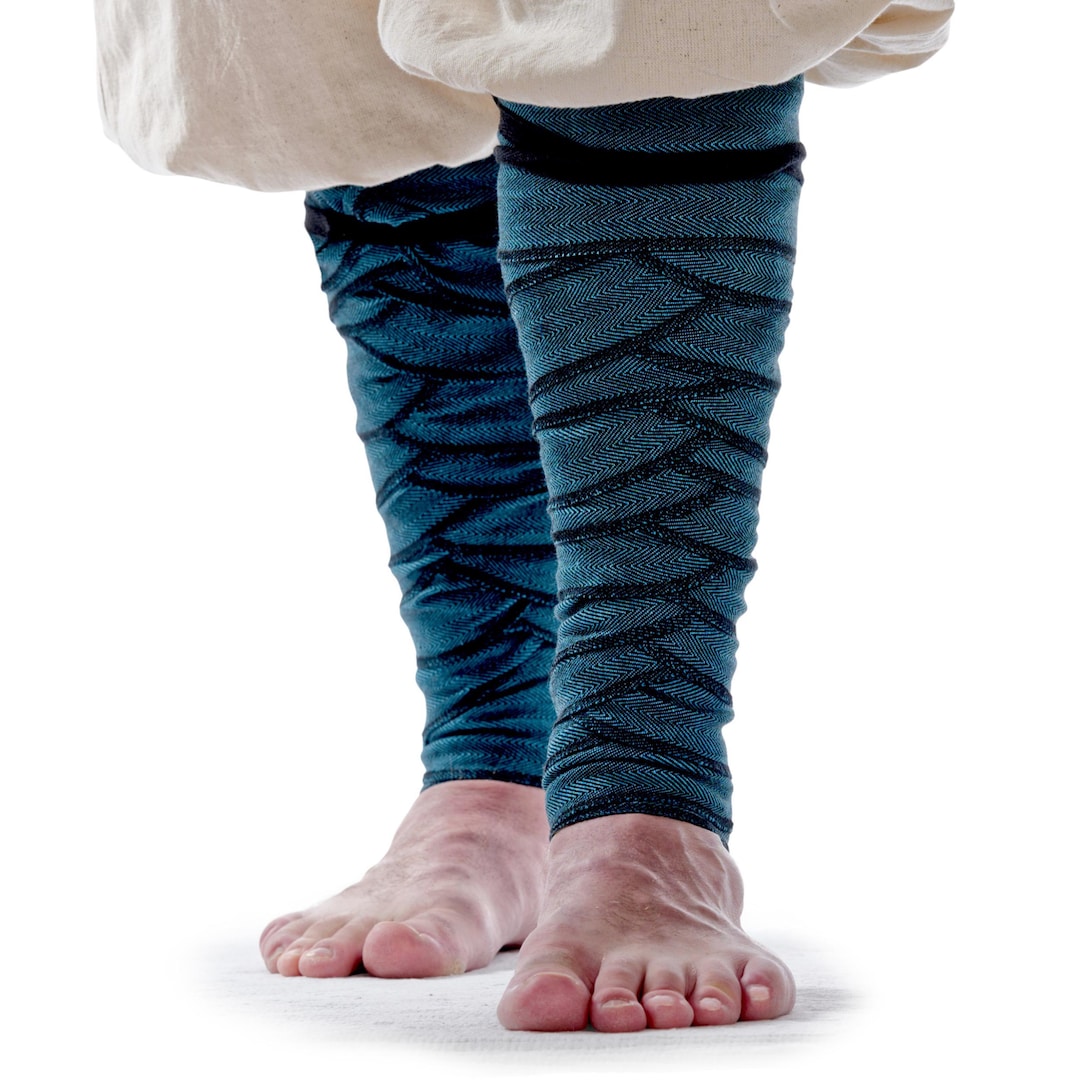 Viking Calf Wraps, Winingas Herringbone Pattern, Pair, Tie-on, Model ...