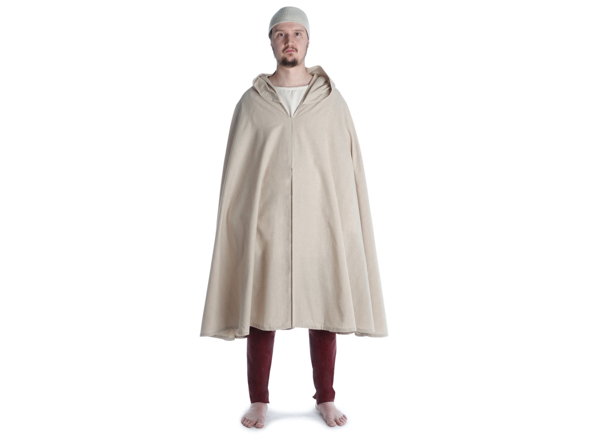 Roman Paenula Quintus Hooded Cotton Men - Etsy UK