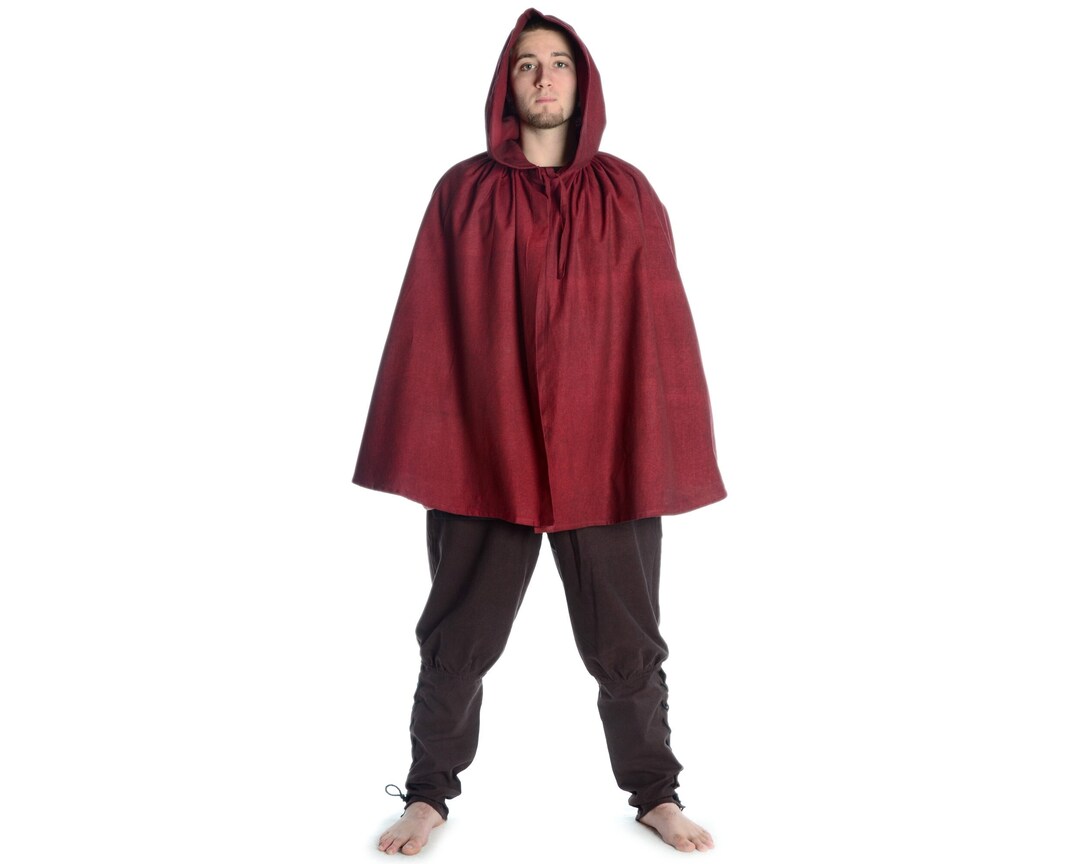 Medieval Viking Cloak Grine Cotton Throw Cape - Etsy