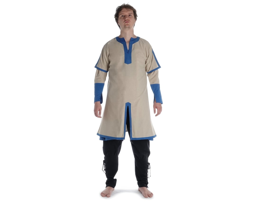 Medieval Viking Tunic Thor Short Sleeve Made of Cotton LARP Garment - Etsy
