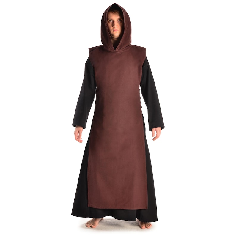 Medieval Cape / Scapular / Overdress Kanliun Cotton Beige, Black ...