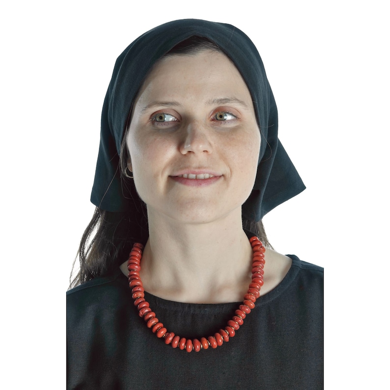 Medieval Headscarf Laudamie Made of Cotton | Medieval Viking Headgear ...