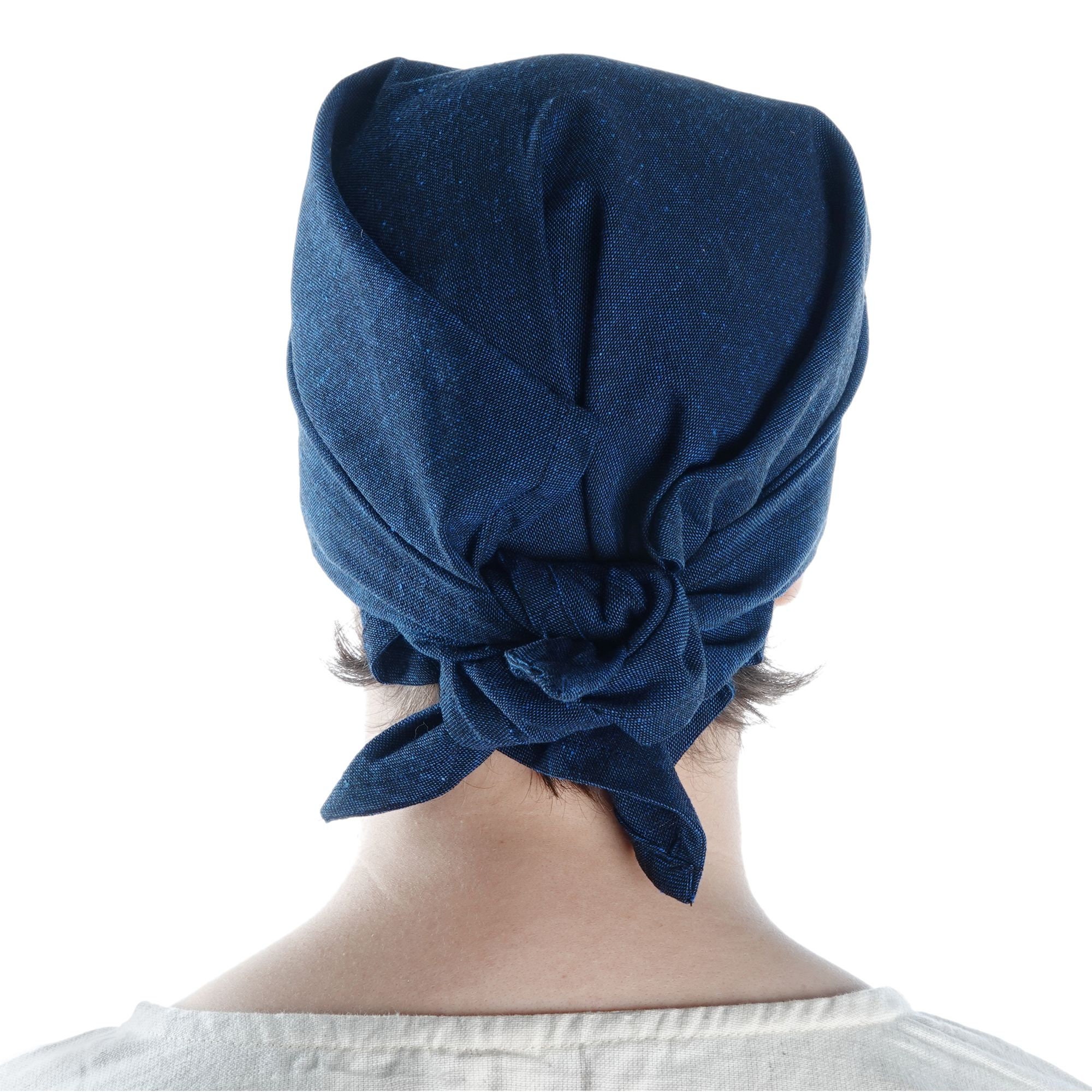 Medieval Headscarf Fidegart Made of Cotton Black Red Blue - Etsy