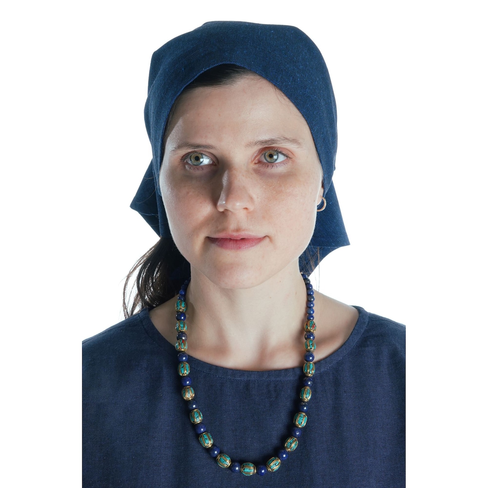Medieval Headscarf Laudamie Made of Cotton | Medieval Viking Headgear ...