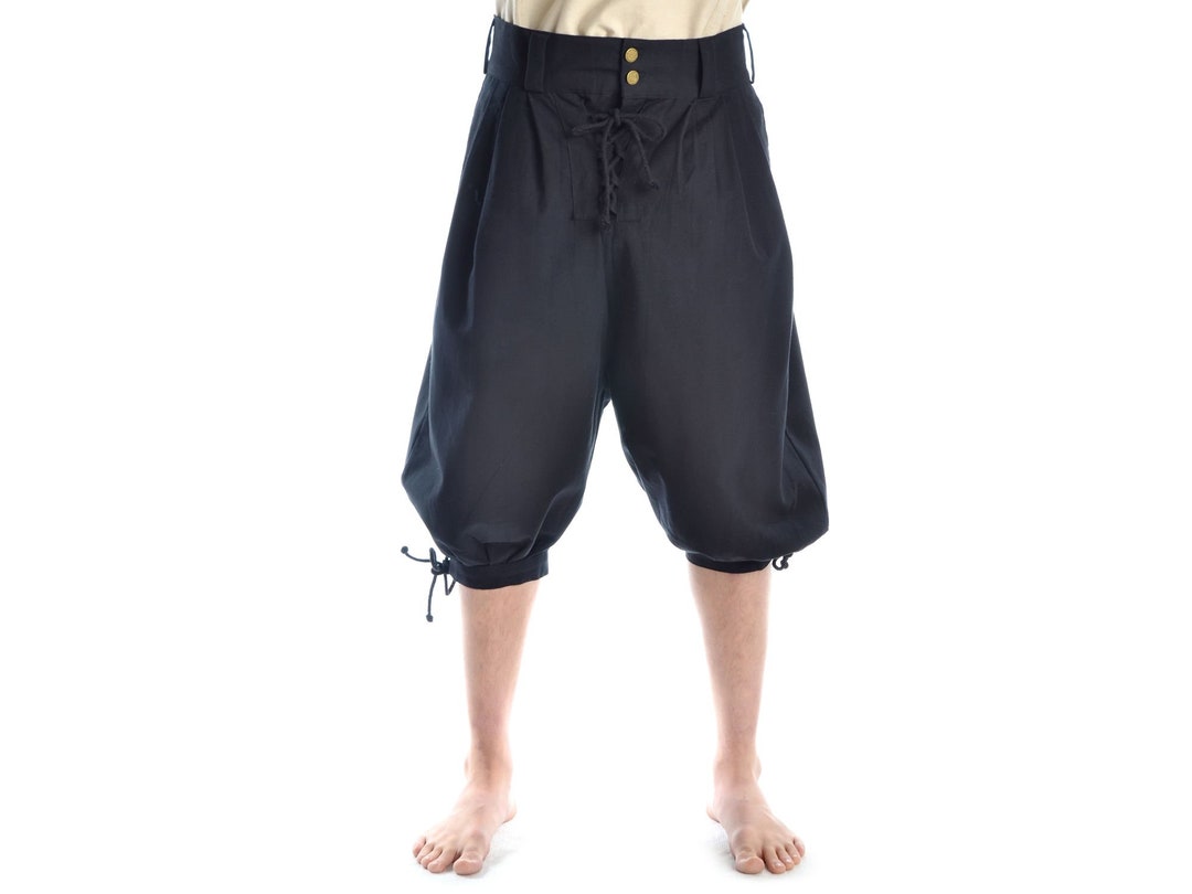 Pirate Pants Urgan Made of Cotton Beige, Black, Red | Pirate Buccaneer ...