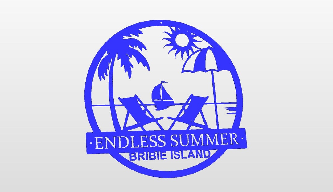 Personalised Metal Sign "endless Summer" Wall Art Wedding Gift, Home ...