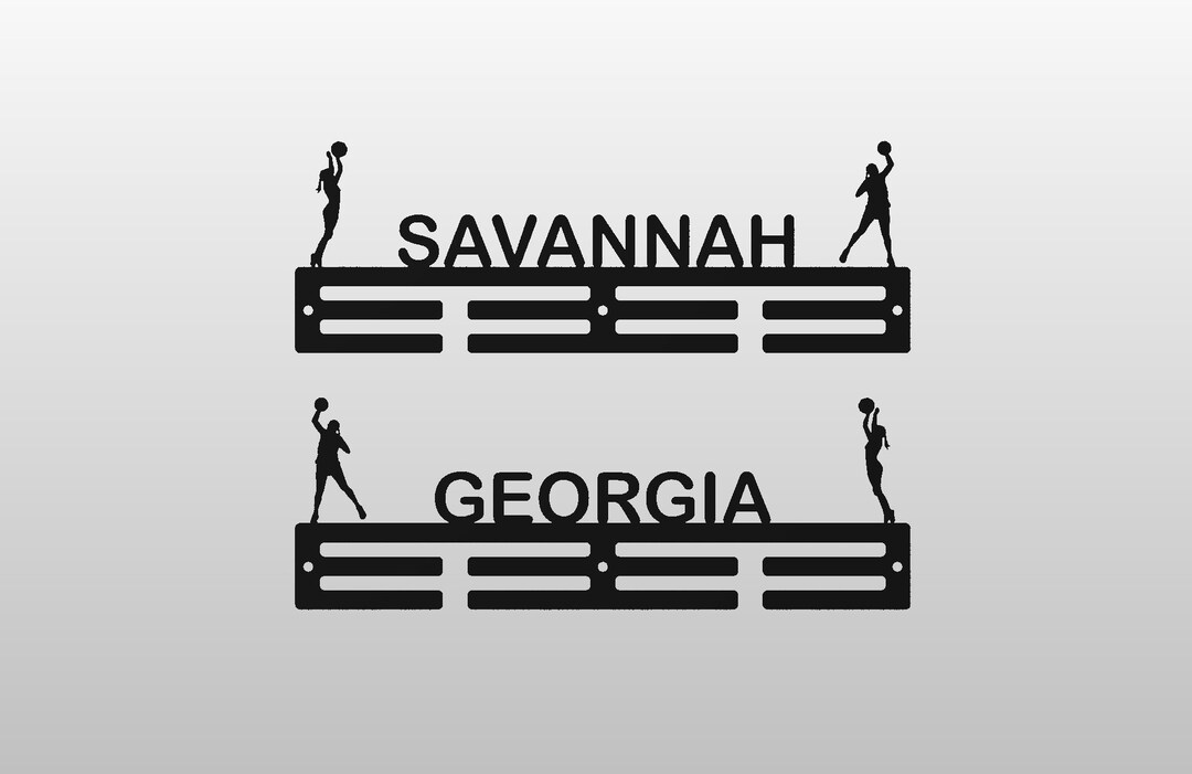 Personalised Metal Netball Medal Hanger/holder for Sports Ribbons Any ...