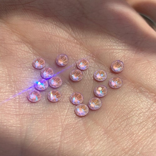 SWAROVSKI Crystals LIGHT SIAM Rhinestones Gems Stones Flat | Etsy