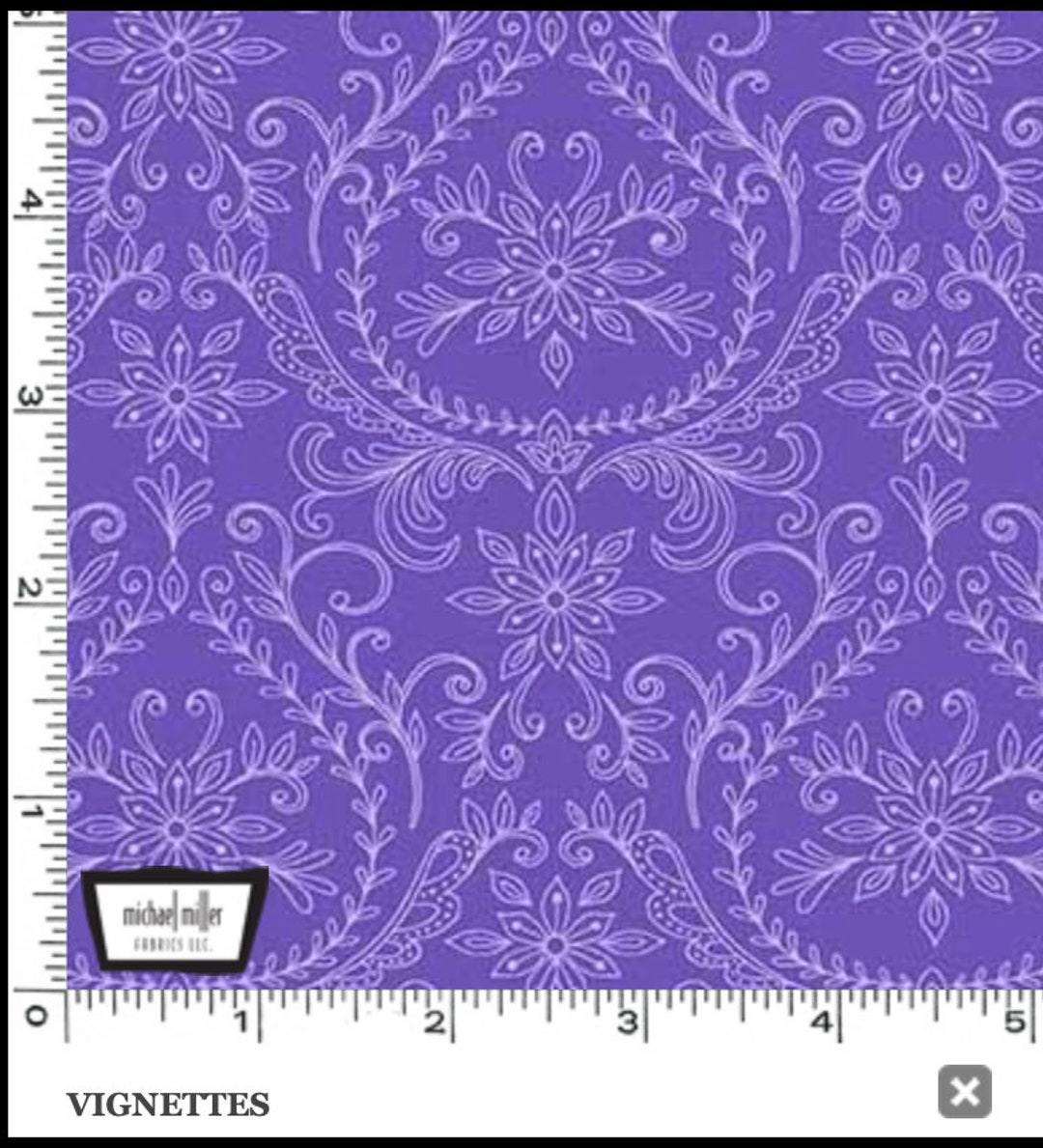 Vignettes Purple is Part of the Elephant Cavalcade Collection From ...