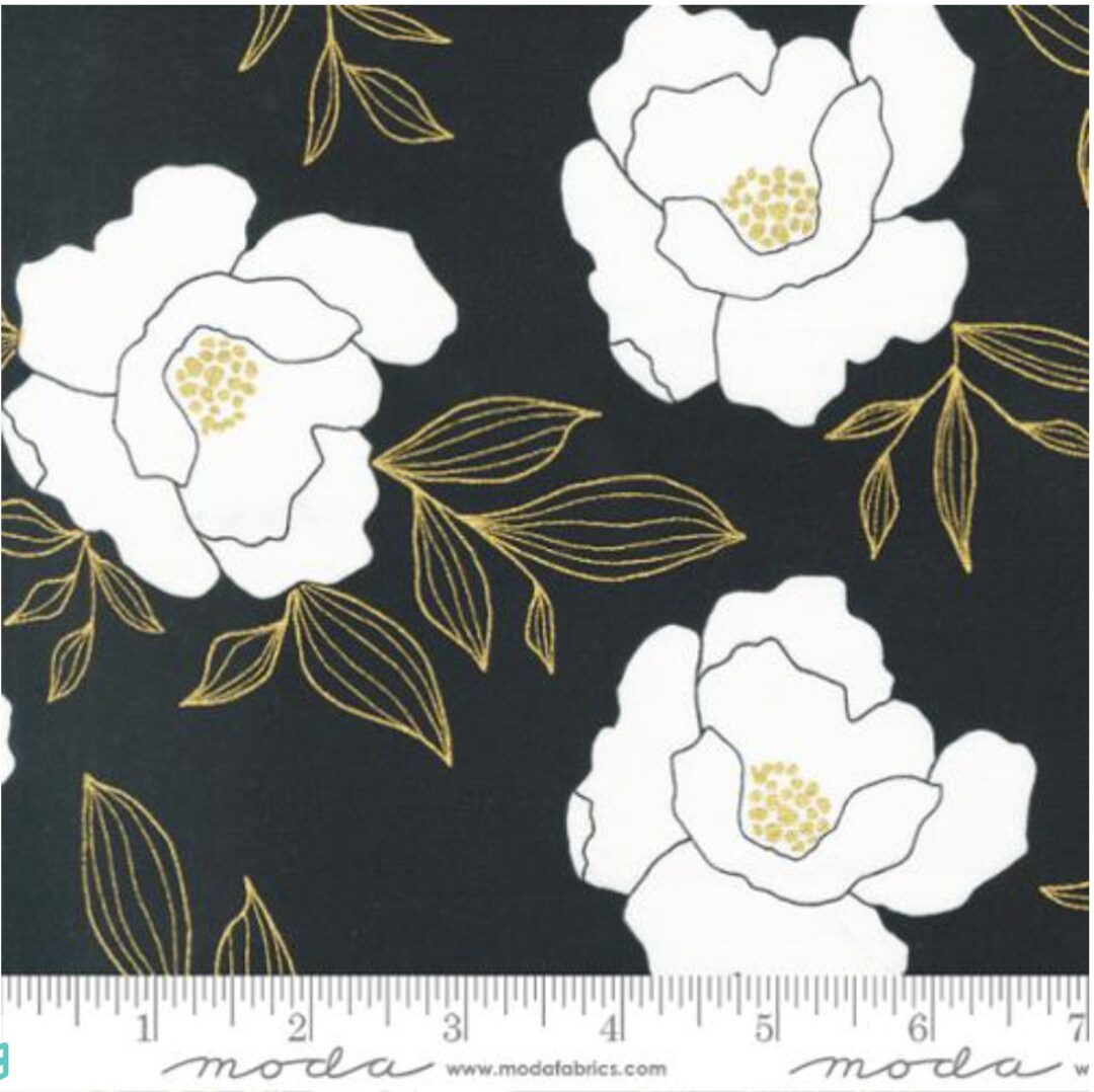 Gilded Metallic Ink Gold by Alli K for Moda is Nothing Short of ...