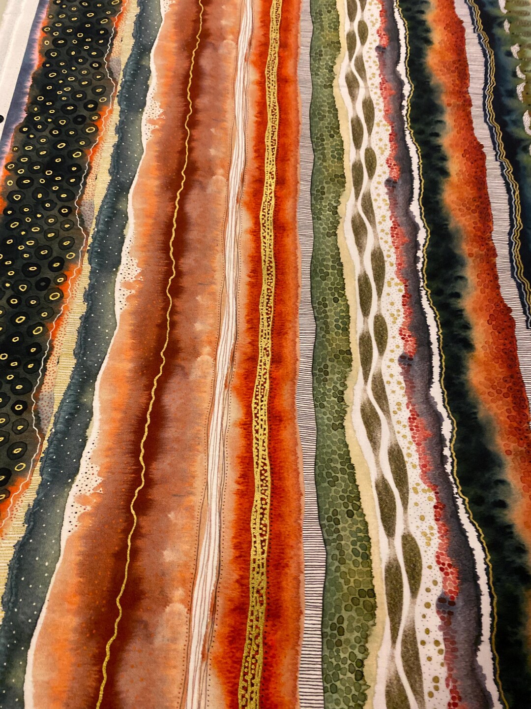Strata, Fire Opal, Flora & Form, Essoldo Design for Windham Fabrics - Etsy