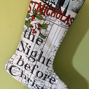 Nicholas Stocking Panel From Riley Blake Features the Fronts of Four ...