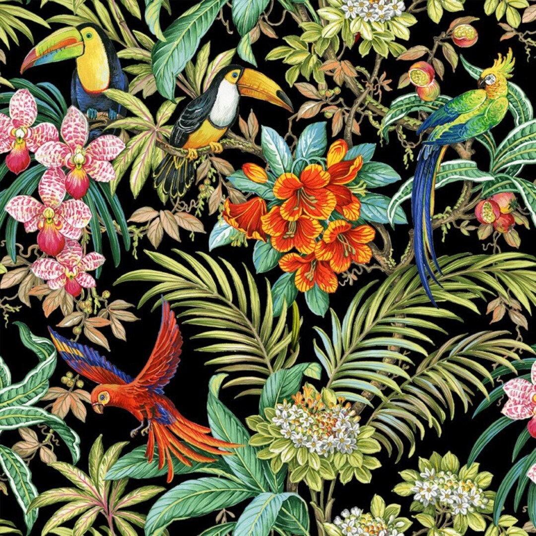 From the Exotica Collection by Michael Miller, This is Rainforest ...