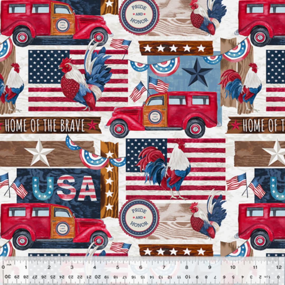 Fat Quarter Bundle From the Americana Collection by Jean Plout for ...