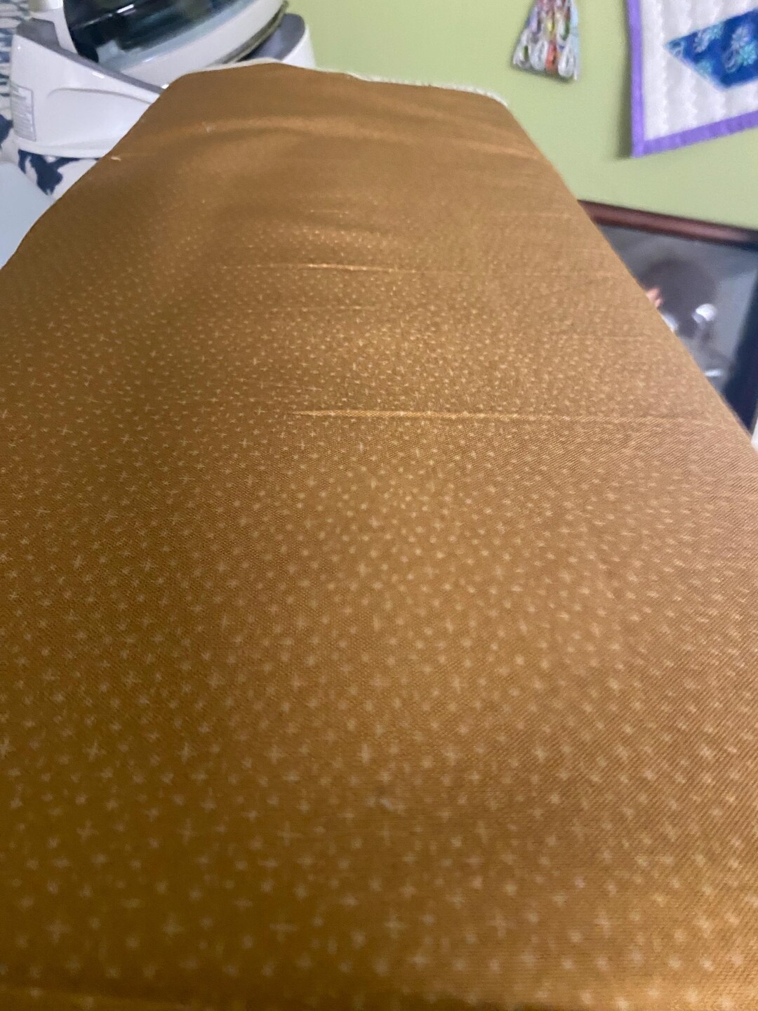 Willow Bend Fabric: Starburst Cinnamon Print by Cassandra Zaniboni for ...