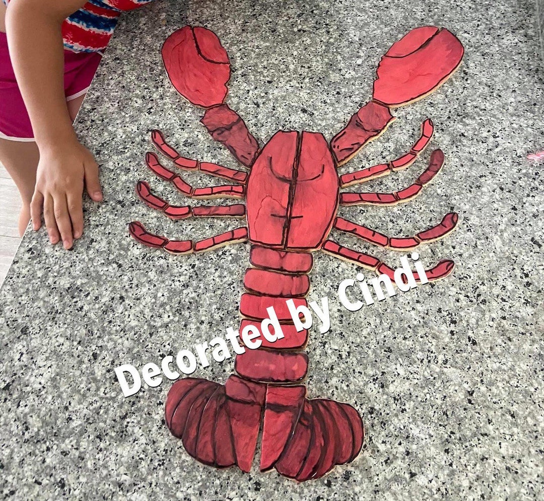 Large Crawfish Cookie Cutter Platter - Etsy